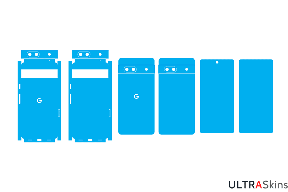 Google Pixel 7A Skin Template Vector Cut File - ULTRASkins.Net