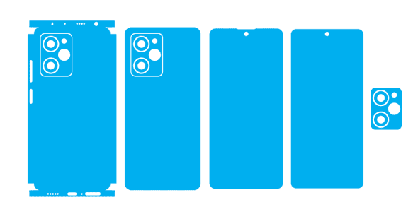 POCO X5 Pro Skin Template Vector Cut File - ULTRASkins.Net