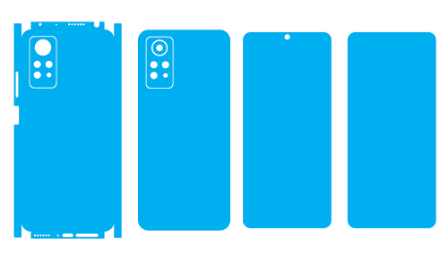 Xiaomi Skin Template Vector Cut Files - ULTRASkins.Net