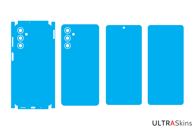 Samsung F54 Skin Template Vector Cut File - ULTRASkins.Net