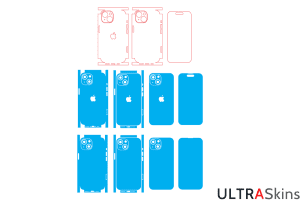 iPhone 15 Skin Template Vector Cut File - ULTRASkins.Net