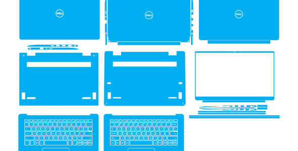 Dell Inspiron 5490 - 5498 P116G Skin Template Vector Cut File ...