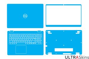 Dell Inspiron 5584 P85F Skin Template Vector Cut File - ULTRASkins.Net