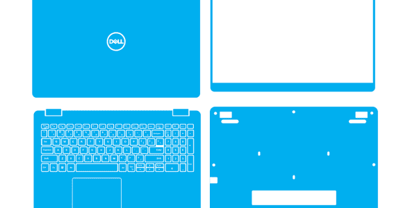 Dell Inspiron 5584 P85F Skin Template Vector Cut File - ULTRASkins.Net