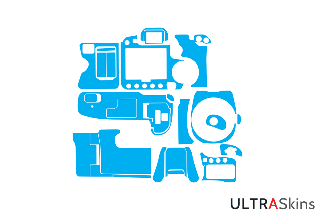 Canon 40D Skin Template Vector - ULTRASkins.Net
