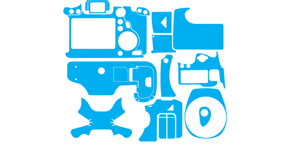Canon 6D Mark I Skin Template Vector - ULTRASkins.Net