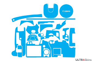 Canon EOS 450D Skin Template Vector - ULTRASkins.Net