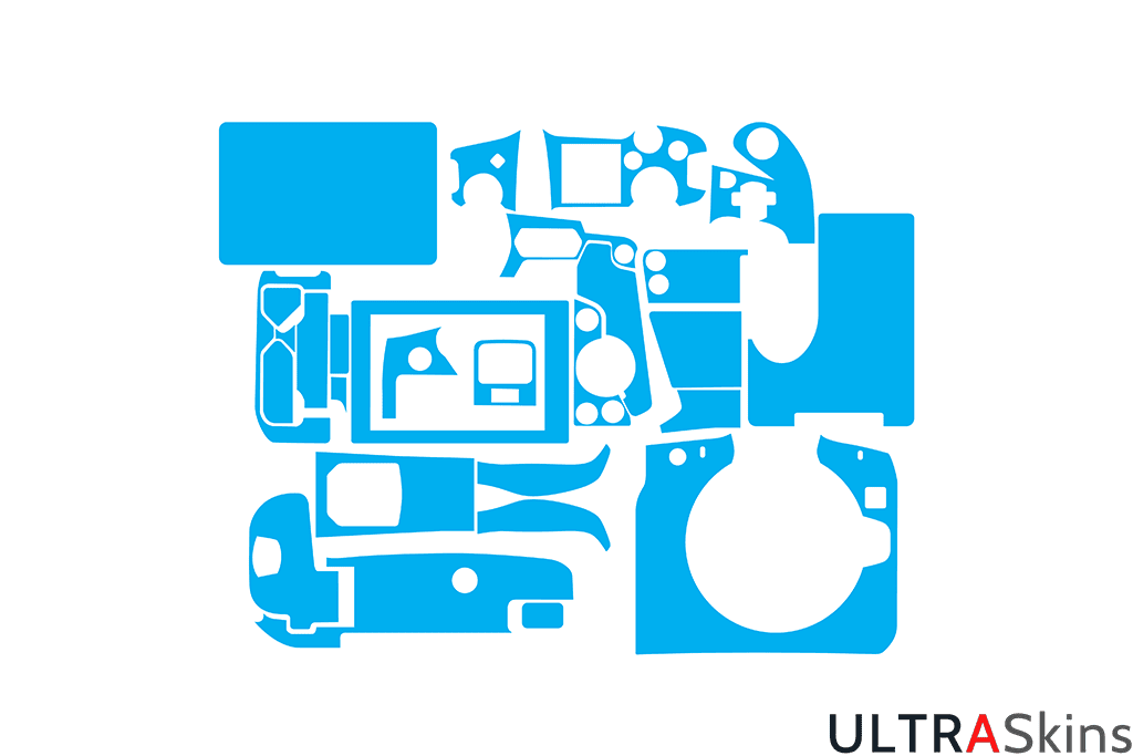 Canon EOS R Skin Template Vector - ULTRASkins.Net