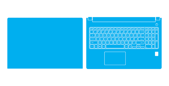 Dell Latitude 3570 P50F Skin Template Vector - ULTRASkins.Net