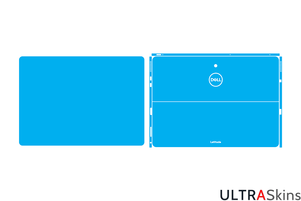 Dell Latitude 7210 - 7200 2in1 - K18M Skin Template Vector - ULTRASkins.Net