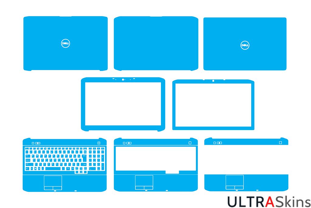 Dell latitude E5520 - E5530 - P28G Skin Template Vector - ULTRASkins.Net