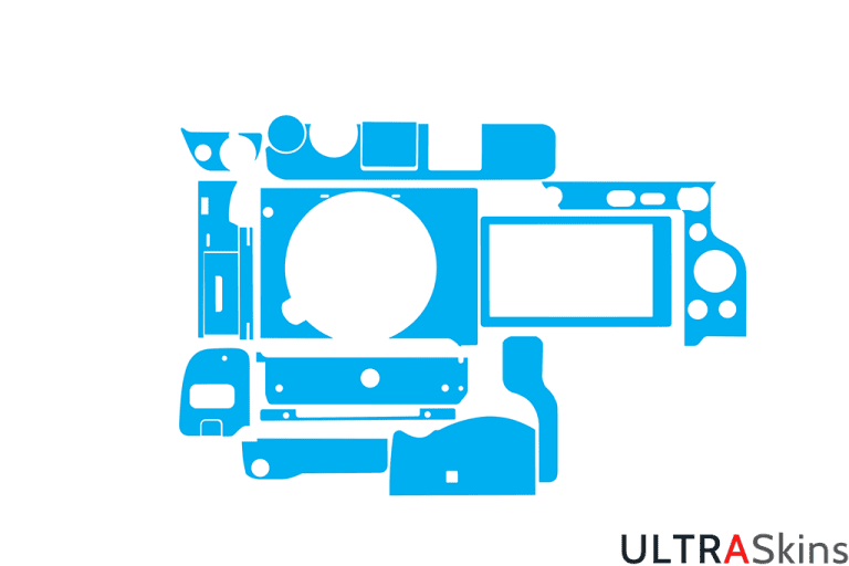 Sony A6300 Skin Template Vector - ULTRASkins.Net