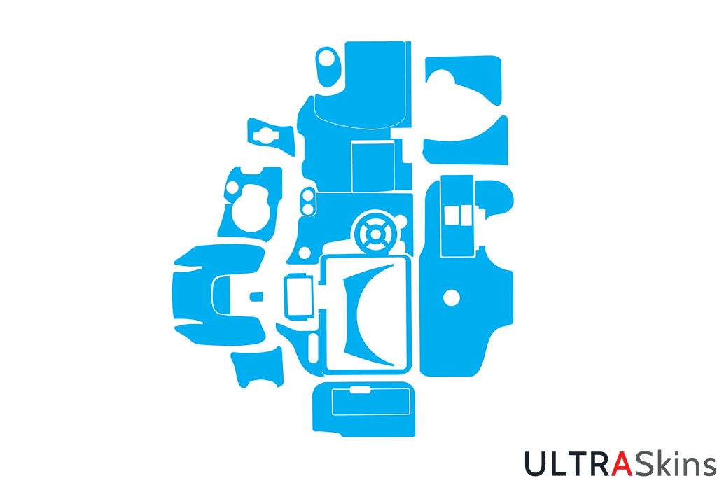 Camera Skin Template Vector Cut Files - ULTRASkins.Net