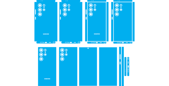 Samsung Galaxy S24 Ultra 5G Skin Template Vector - ULTRASkins.Net
