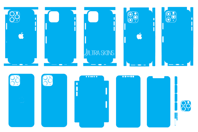 iPhone 11 Pro Skin Template Vector Cut File - ULTRASkins.Net