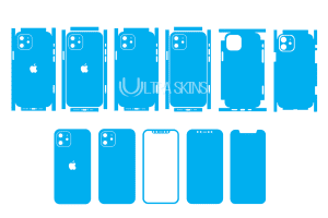 iPhone 12 Skin Template Vector Cut File - ULTRASkins.Net