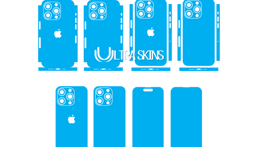 iPhone 15 Pro Skin Template Vector Cut File - ULTRASkins.Net