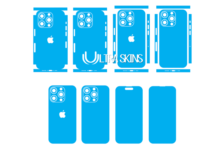 iPhone 14 Pro Skin Template Vector Cut File - ULTRASkins.Net