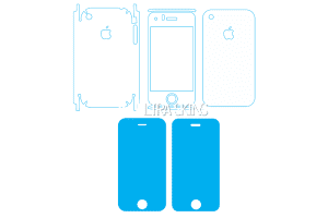 iPhone 3G - 3GS Skin Template Vector Cut File - ULTRASkins.Net