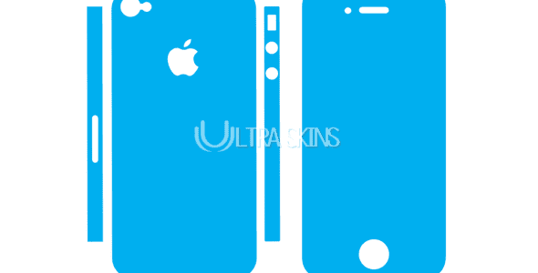 iPhone 4 - 4S Skin Template Vector Cut File - ULTRASkins.Net