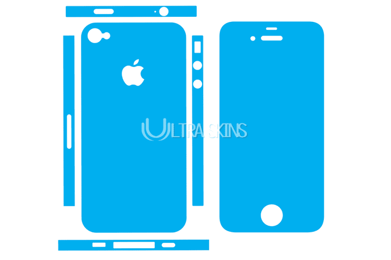 iPhone 4 - 4S Skin Template Vector Cut File - ULTRASkins.Net