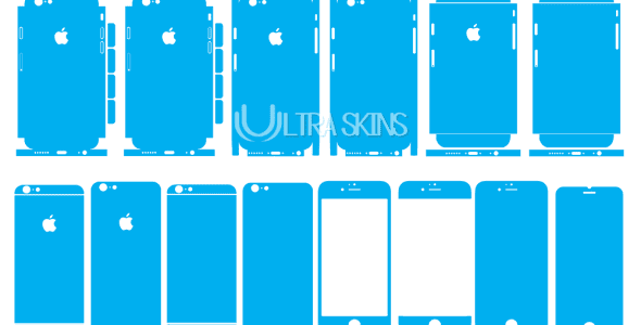 iPhone 6 & 6S Skin Template Vector Cut File - ULTRASkins.Net