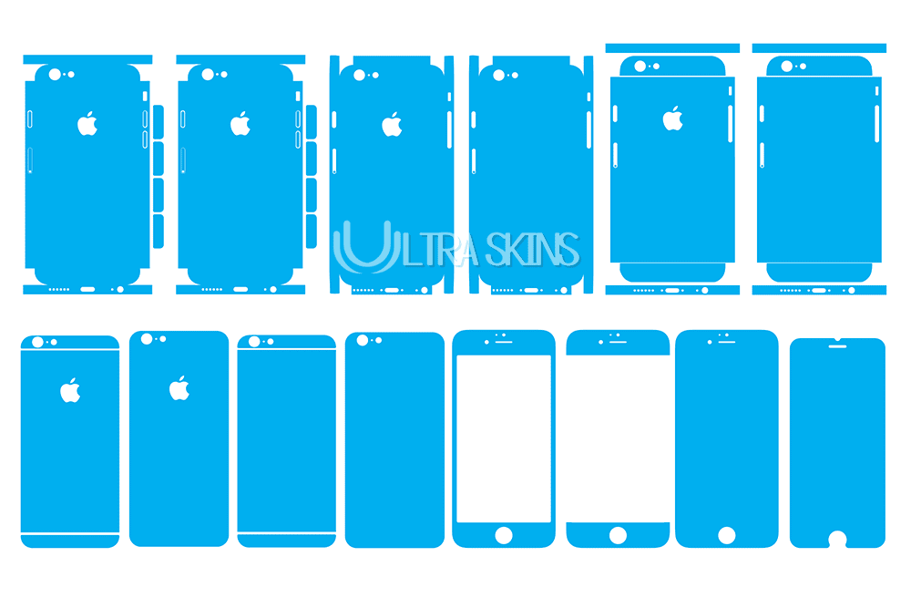iPhone 6 & 6S Skin Template Vector Cut File - ULTRASkins.Net