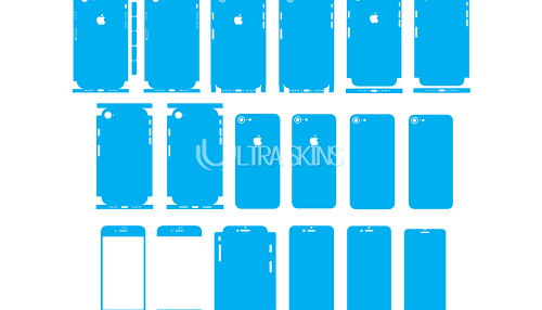 iPhone 2G Skin Template Vector Cut File - ULTRASkins.Net