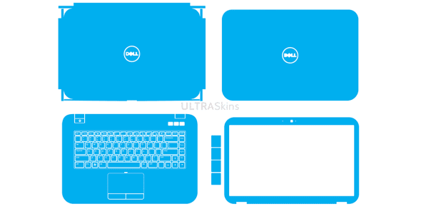 Dell Inspiron 15R 5520 - 7520 Skin Template Vector Cut File ...