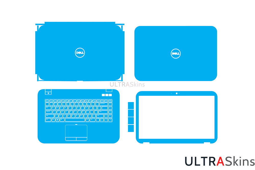 Dell Inspiron 15R 5520 - 7520 Skin Template Vector Cut File ...