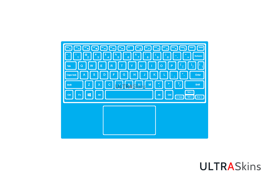 Dell K16M Keyboard Skin Template Vector Cut File - ULTRASkins.Net