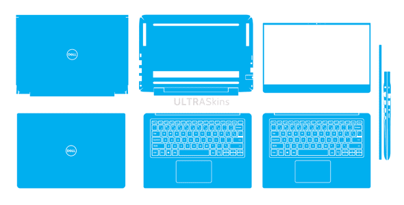Dell Vostro 5490 - Skin Template Vector Cut File - ULTRASkins.Net