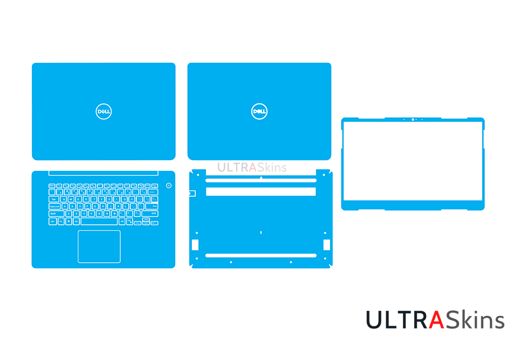 Dell Vostro 5581 Skin Template Vector Cut File - ULTRASkins.Net
