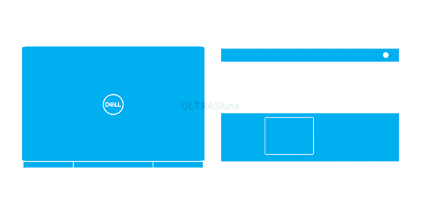 Dell Vostro 7570 - 7580 Skin Template Vector Cut File - ULTRASkins.Net
