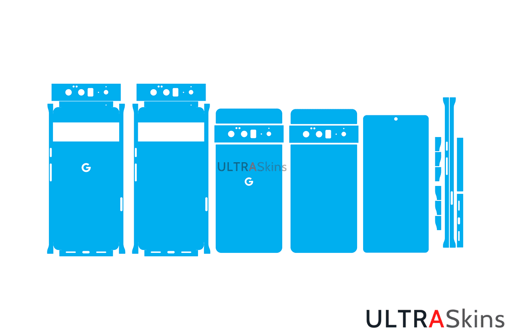 Google Pixel 6 Pro Skin Template Vector Cut File - ULTRASkins.Net