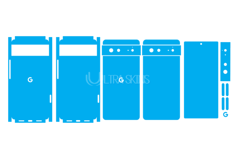 All Google Pixel Bundle Pack Skin Template Vector - ULTRASkins.Net