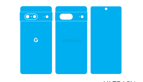 Google Pixel 3A Skin Template Vector Cut File - ULTRASkins.Net