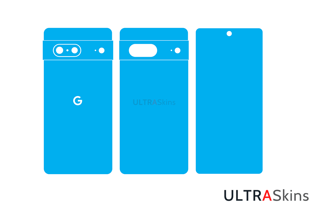 Google Pixe 7 Skin Template Vector Cut File - ULTRASkins.Net