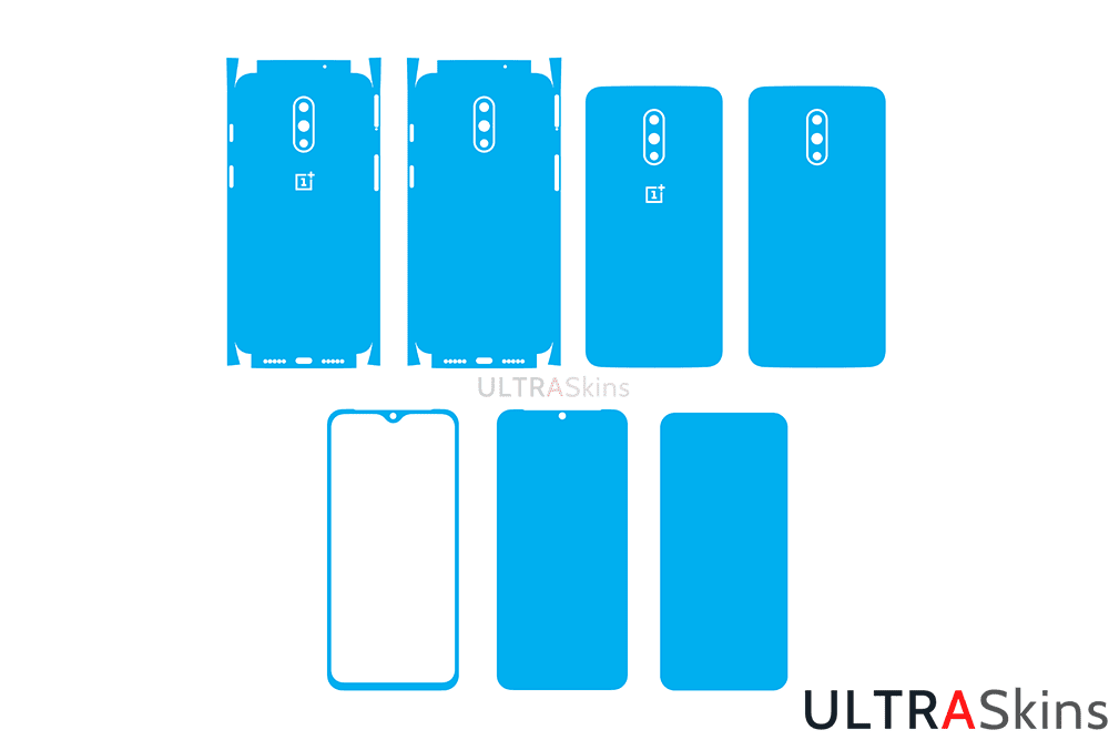 Oneplus 7 Skin Template Vector Cut File - ULTRASkins.Net