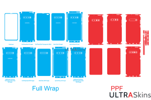 Samsung S10 Plus Skin Template Vector Cut File - ULTRASkins.Net