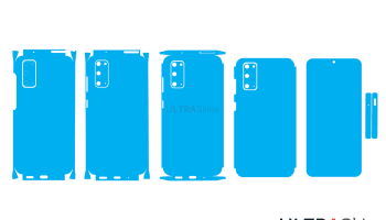 Samsung S22 Ultra 5G Skin Template Vector Cut File - ULTRASkins.Net