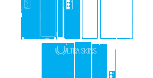 Samsung Z Fold 2 5G Skin Template Vector Cut File - ULTRASkins.Net