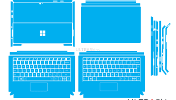 Surface Skin Template Vector Cut Files - ULTRASkins.Net