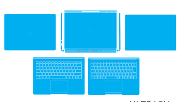 Surface Skin Template Vector Cut Files - ULTRASkins.Net