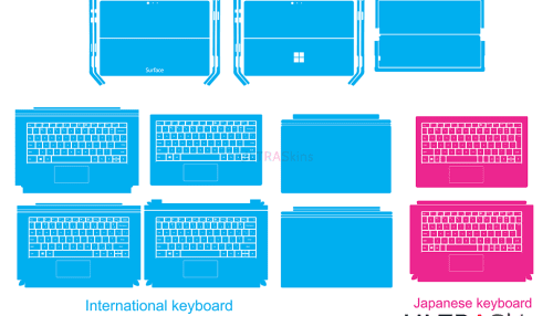 Microsoft Surface Laptop Studio Skin Template Vector Cut File ...