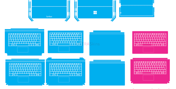 Microsoft Surface Pro 3 Skin Template Vector Cut File - ULTRASkins.Net