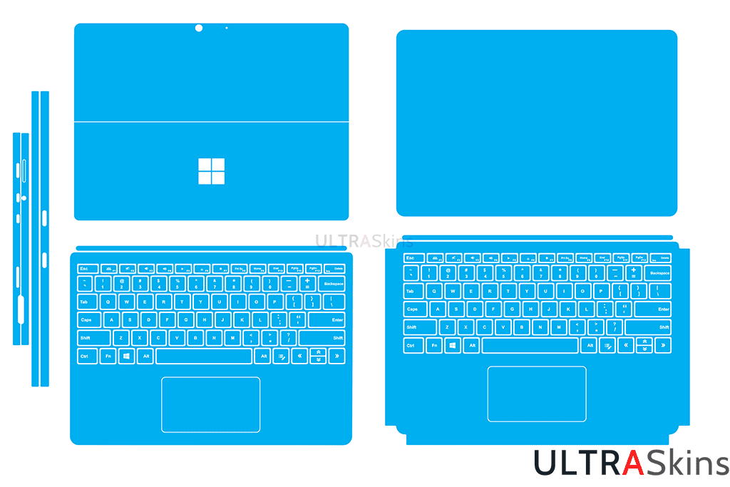 Microsoft Surface Pro 8 Skin Template Vector Cut File - ULTRASkins.Net