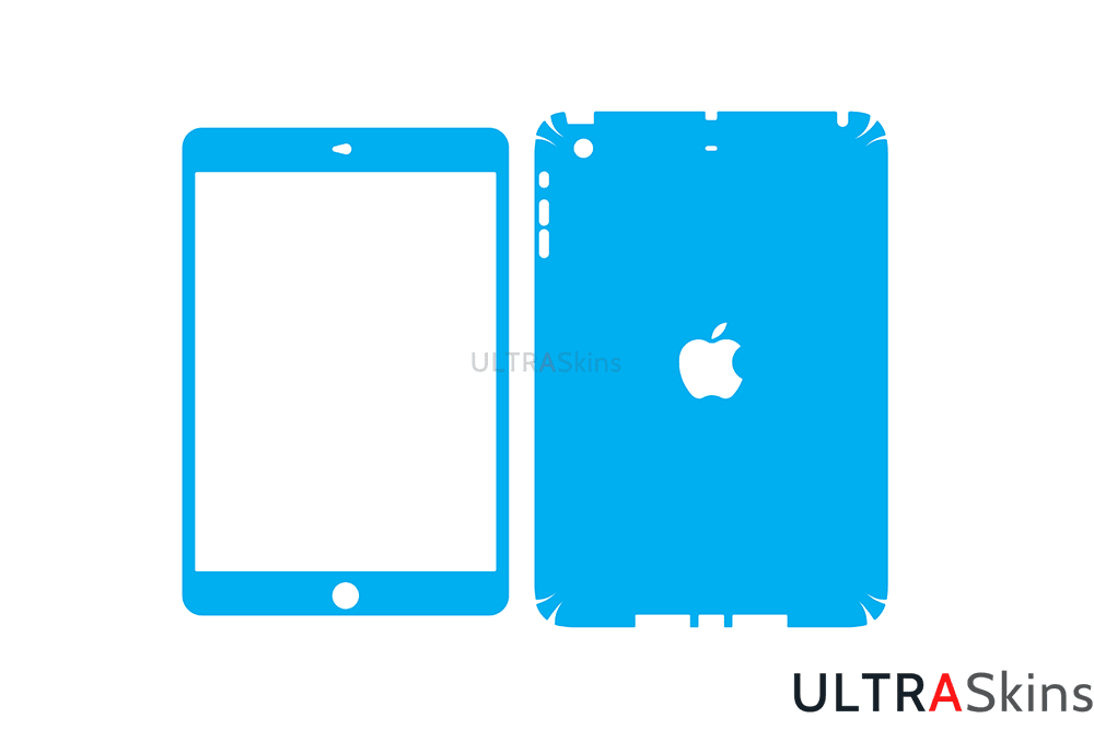 iPad Mini 2 Skin Template Vector Cut File - ULTRASkins.Net