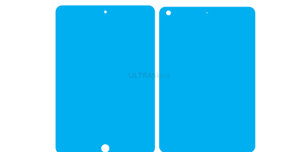 iPad Mini 3 Skin Template Vector Cut File - ULTRASkins.Net